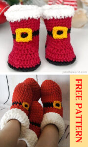 Christmas Booties Free Crochet Patterns - iGOODideas.com