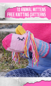 10 Knitted Animal Mittens Free Patterns - iGOODideas.com