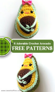 6 Adorable Crochet Avocado FREE Patterns - iGOODideas.com