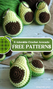 6 Adorable Crochet Avocado FREE Patterns - iGOODideas.com