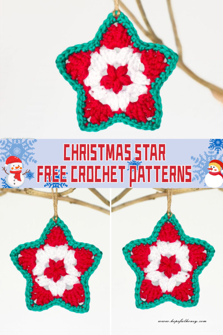 Christmas Star FREE Crochet Patterns - iGOODideas.com