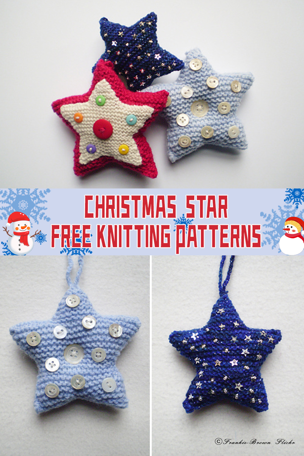 Christmas Knitting Star Free Patterns - iGOODideas.com