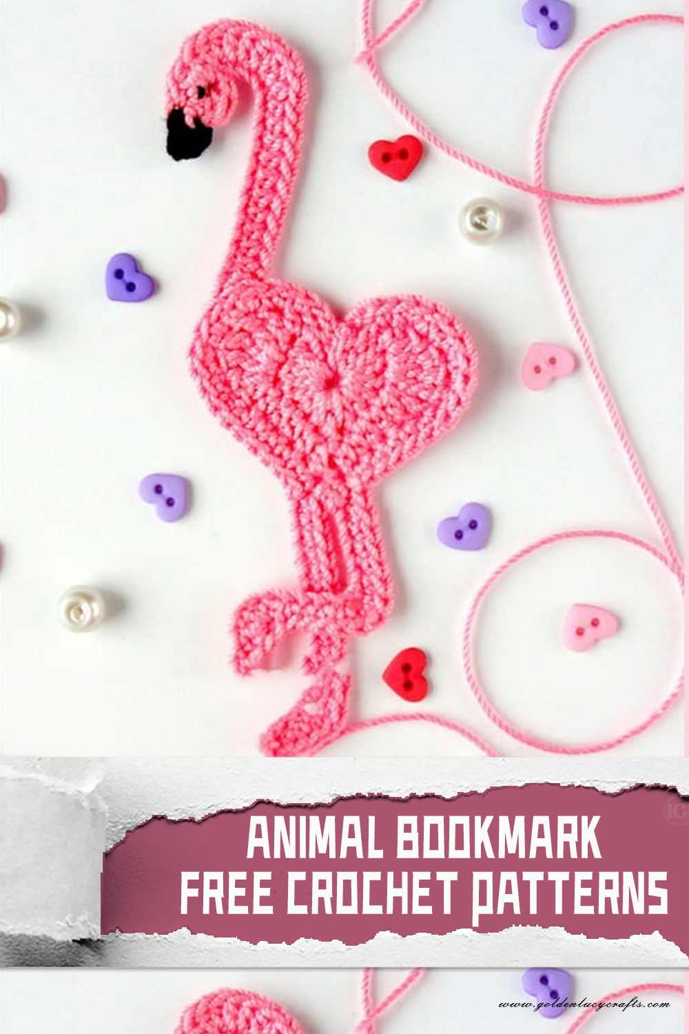 6 Animal Bookmark Free Crochet Patterns - iGOODideas.com