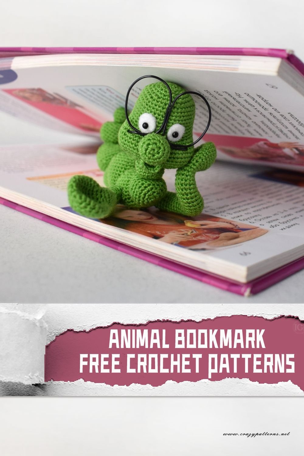 6 Animal Bookmark Free Crochet Patterns - iGOODideas.com