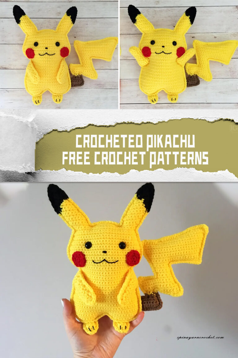 Crocheted Pikachu Free Crochet Patterns - iGOODideas.com