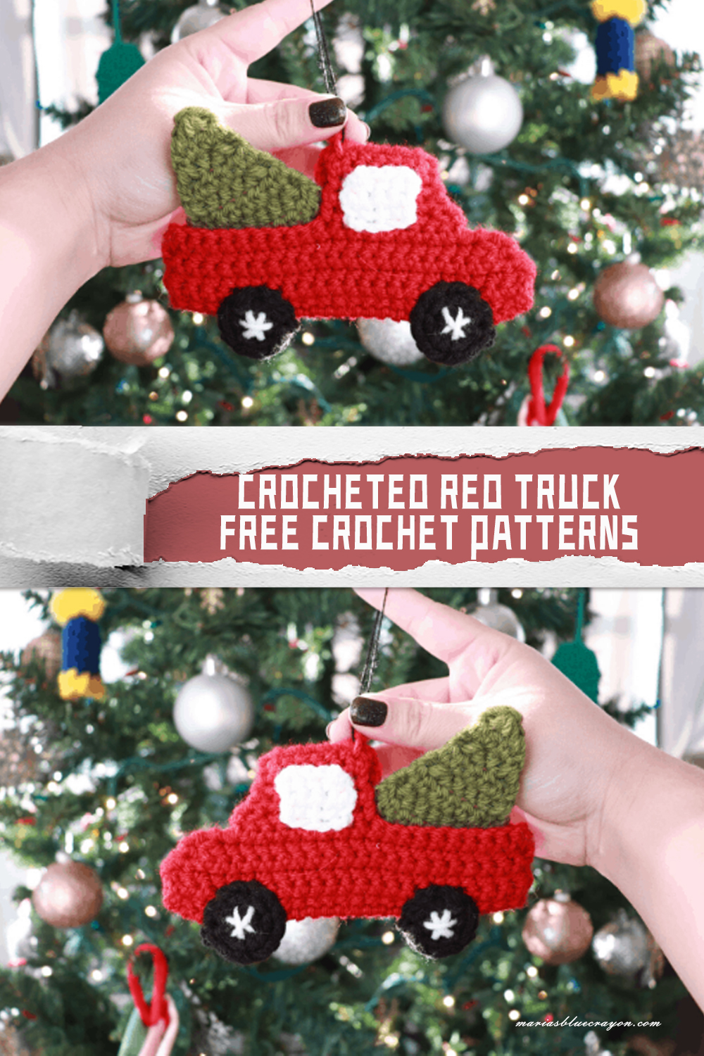 Crocheted Red Truck FREE Crochet Patterns - iGOODideas.com