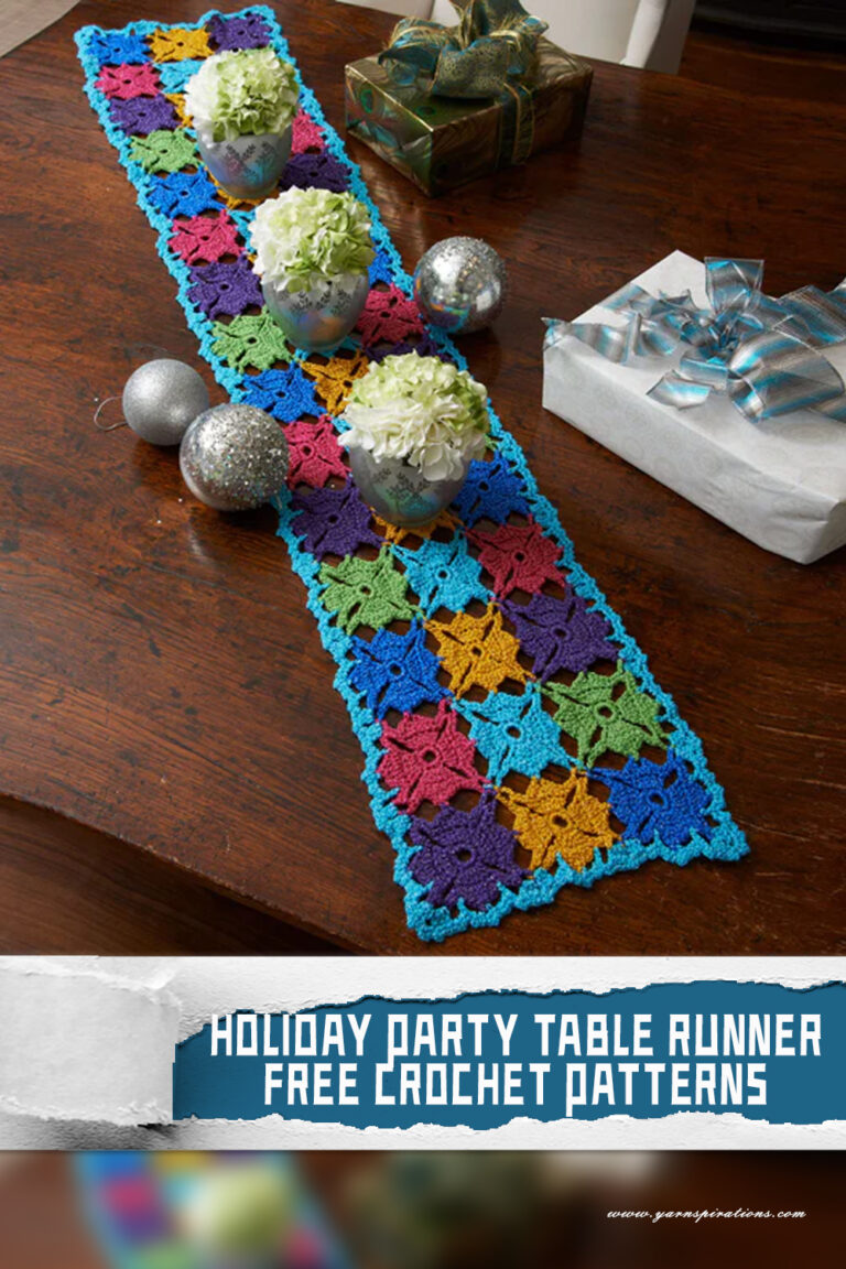 Holiday Party Table Runner Free Crochet Patterns - iGOODideas.com