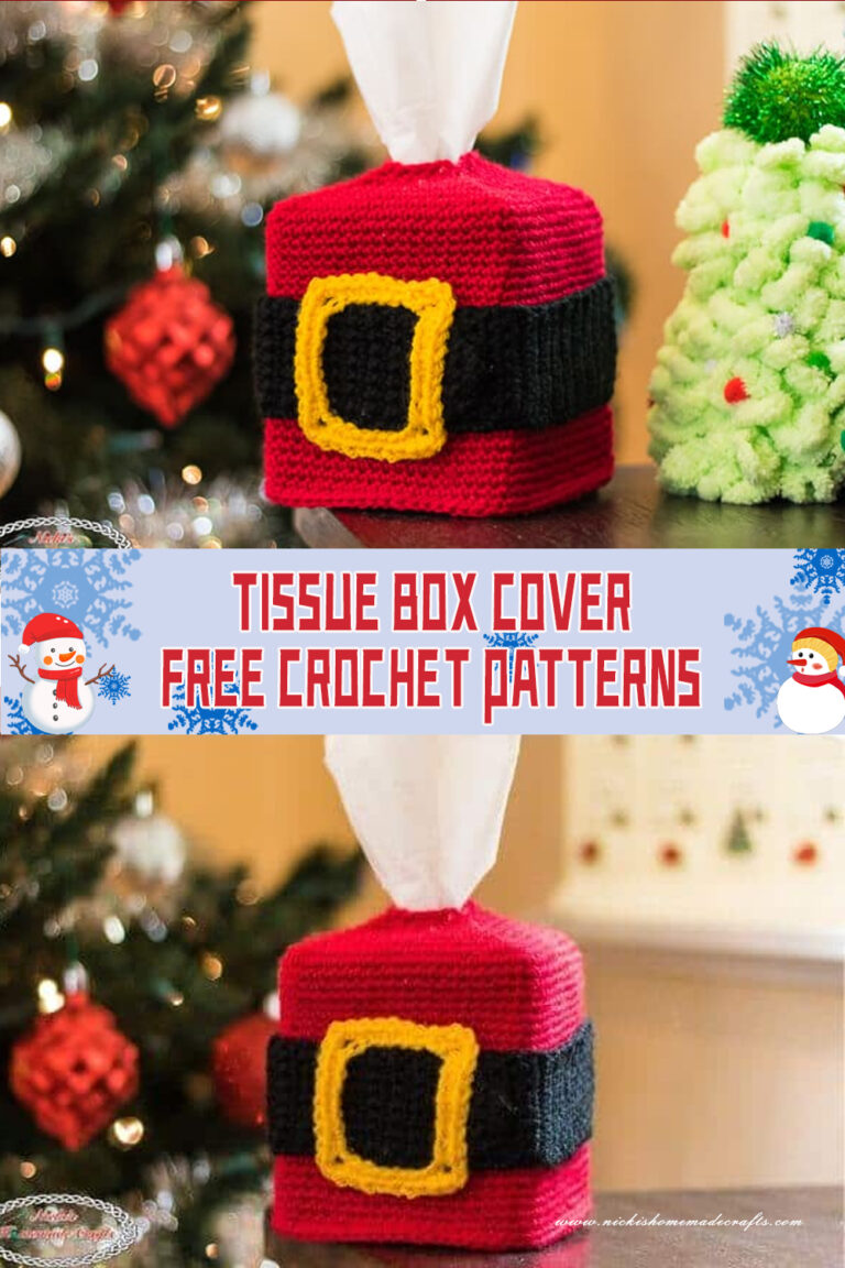 Christmas Tissue Box Cover FREE Crochet Patterns - iGOODideas.com