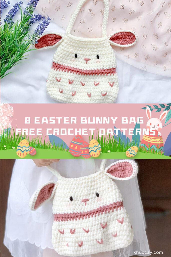 8 Easter Bunny Bag FREE Crochet Patterns - iGOODideas.com