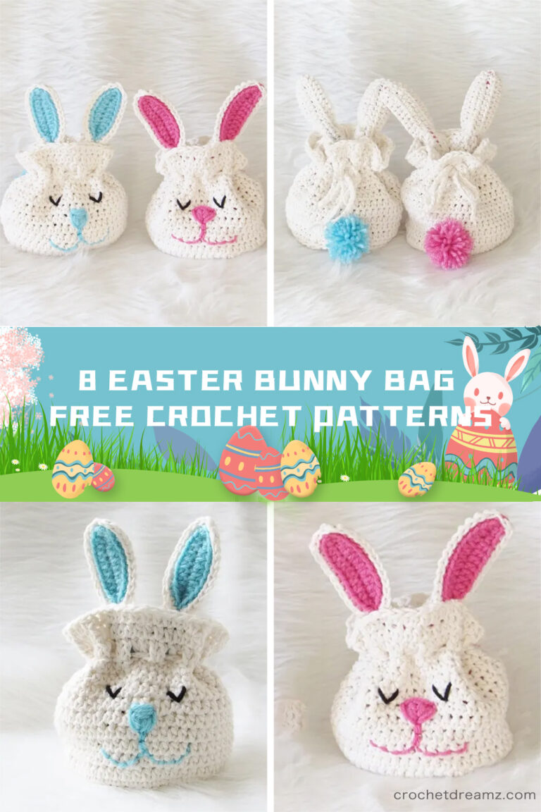 8 Easter Bunny Bag FREE Crochet Patterns - iGOODideas.com