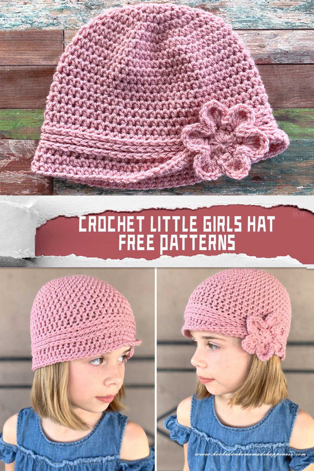Crochet Little Girls Hat Free Patterns - iGOODideas.com