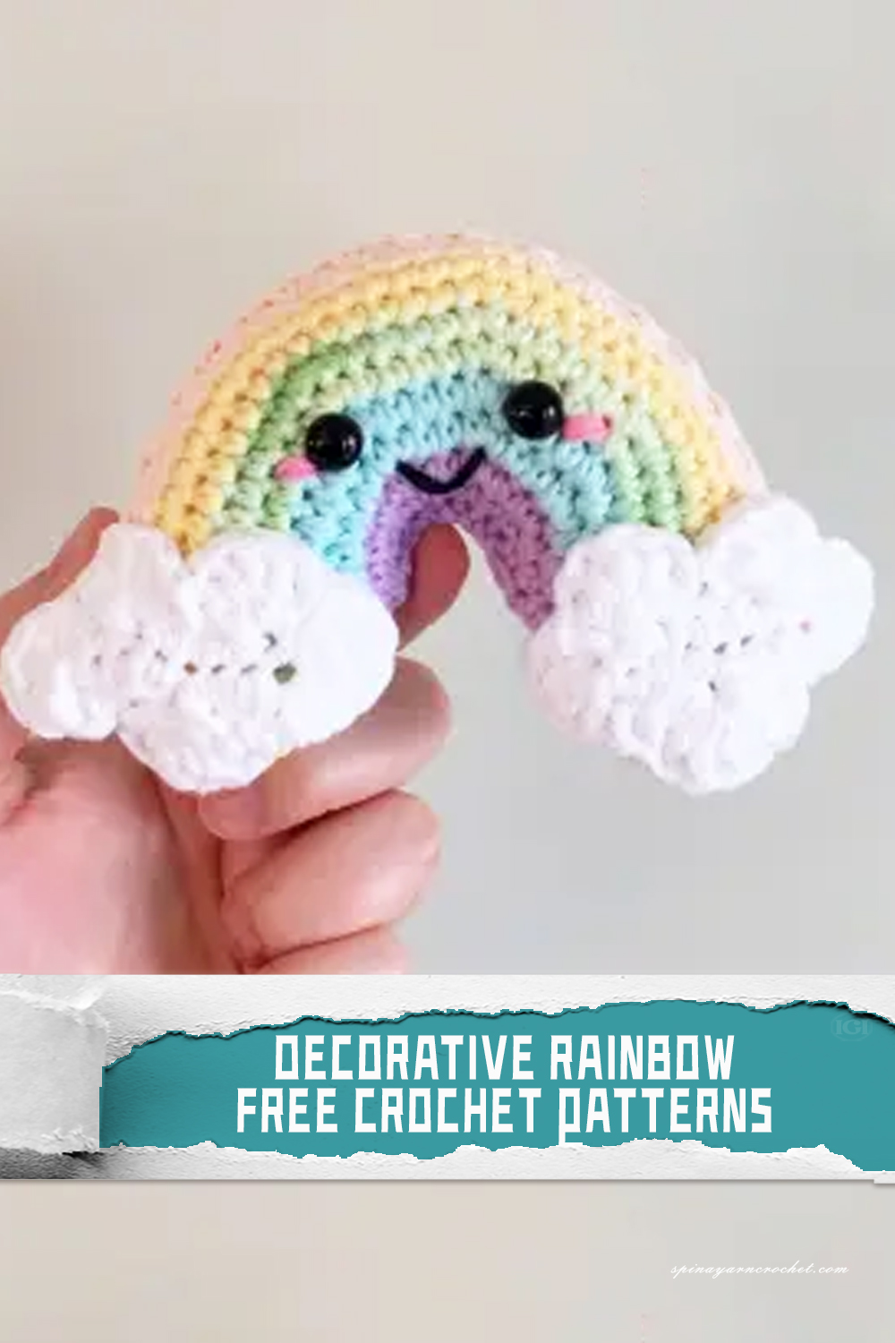 Decorative Rainbow FREE Crochet Patterns - iGOODideas.com