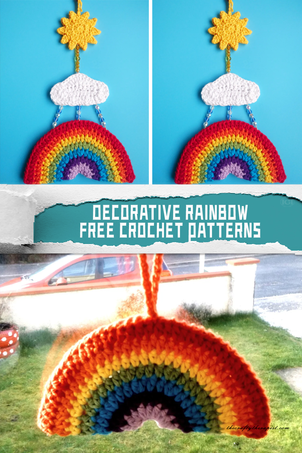 Decorative Rainbow FREE Crochet Patterns - iGOODideas.com