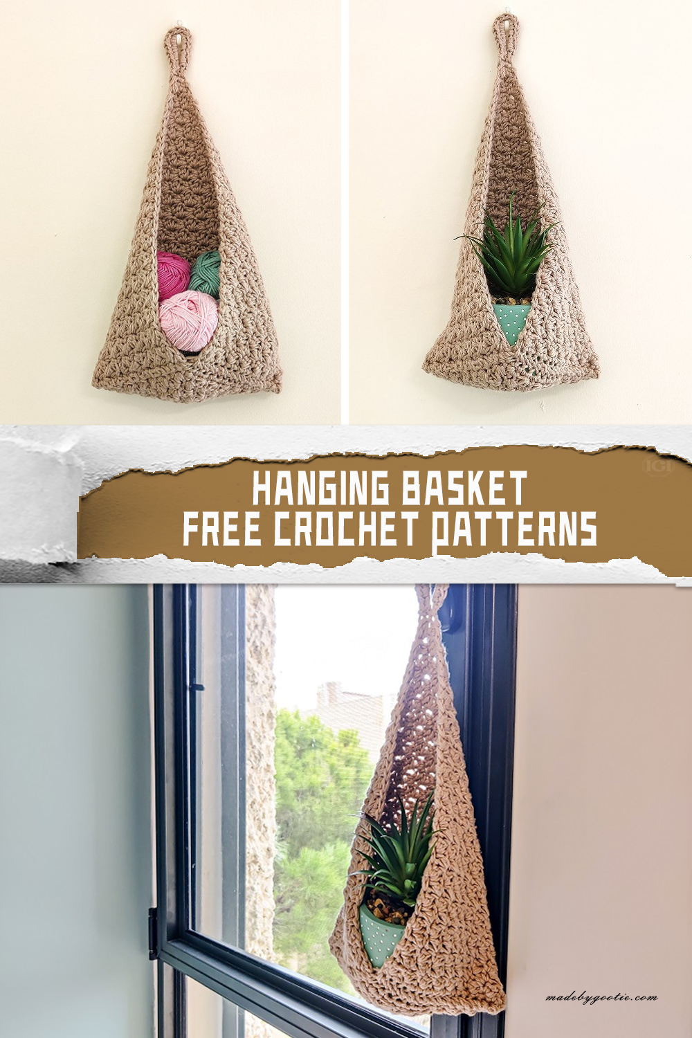 Hanging Basket FREE Crochet Patterns - iGOODideas.com