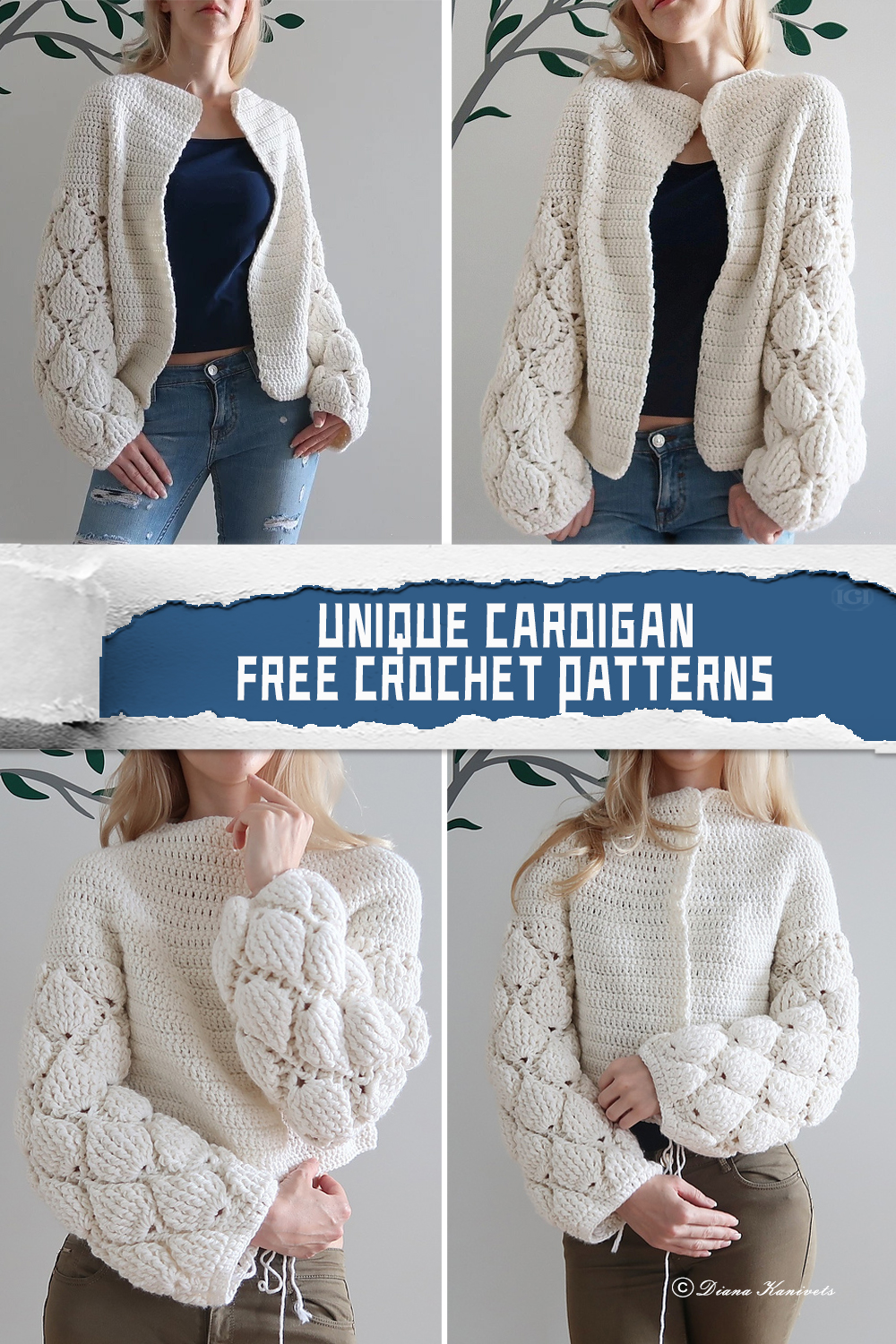 Unique Cardigan Free Crochet Patterns - iGOODideas.com