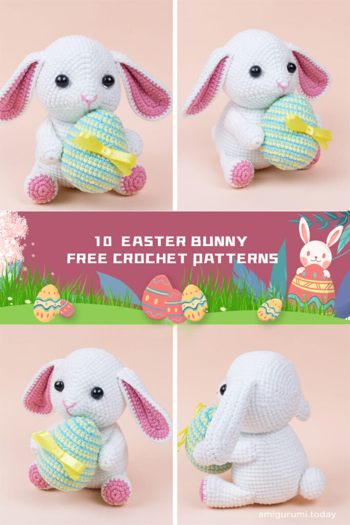 10 Easter Bunny FREE Crochet Patterns - iGOODideas.com