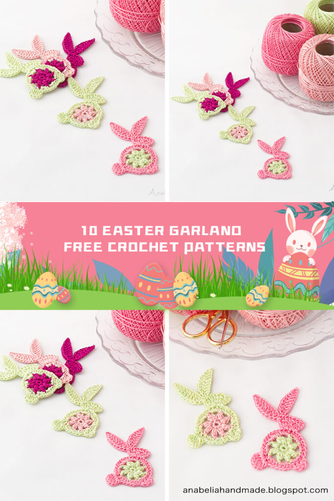 10 Easter Crochet Garland Free Patterns - iGOODideas.com