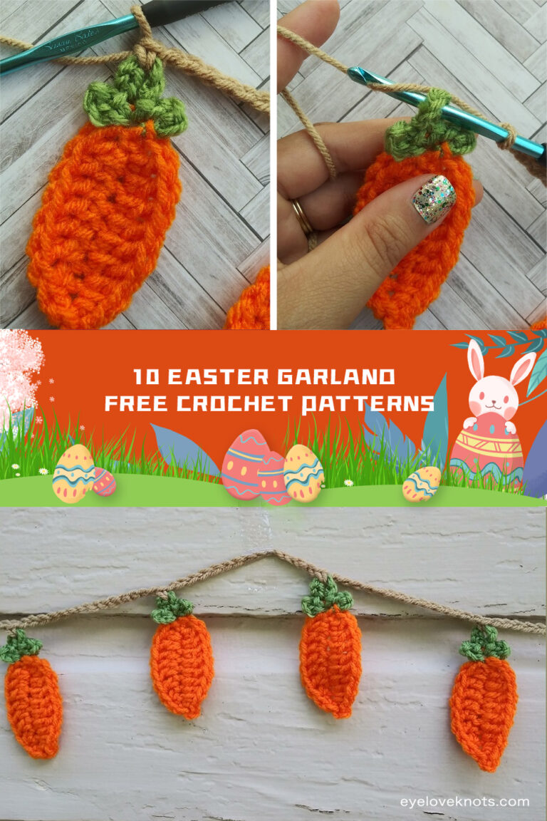 10 Easter Crochet Garland Free Patterns - iGOODideas.com