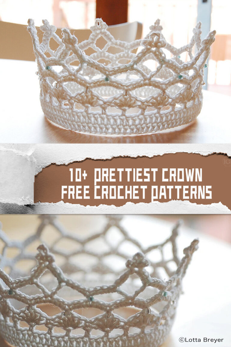 10+ Prettiest Crochet Crown FREE Patterns - iGOODideas.com