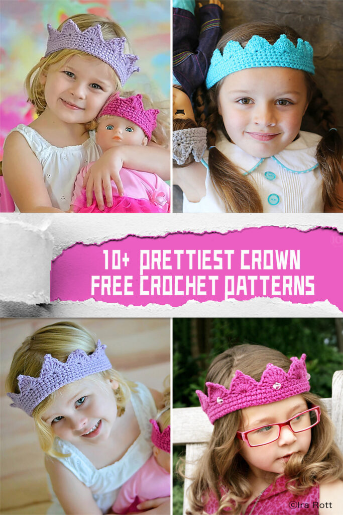 10+ Prettiest Crochet Crown FREE Patterns - iGOODideas.com