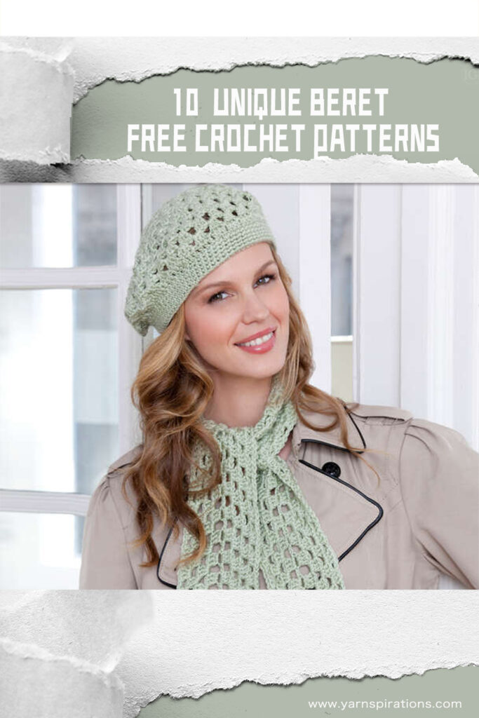 10 Unique Beret FREE Crochet Patterns - iGOODideas.com
