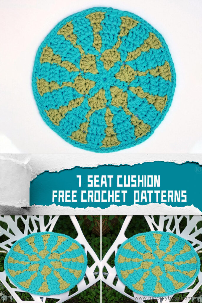 7 Crochet Seat Cushion FREE Patterns - iGOODideas.com