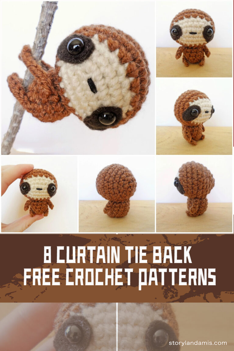 8 Crochet Curtain Tie Back FREE Patterns - iGOODideas.com