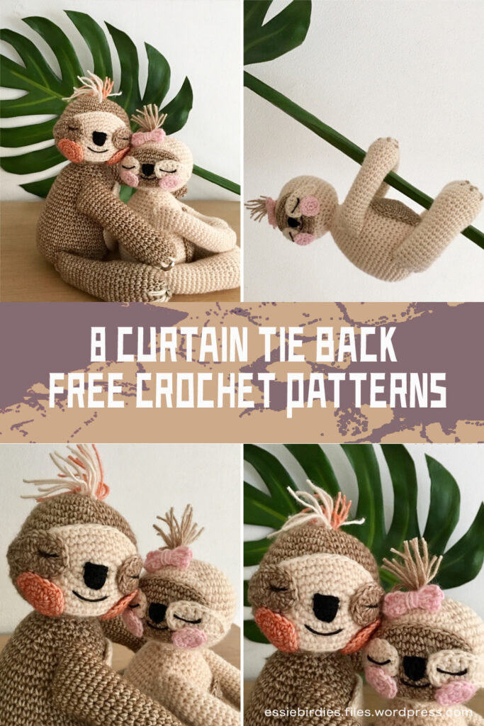 8 Crochet Curtain Tie Back FREE Patterns - iGOODideas.com