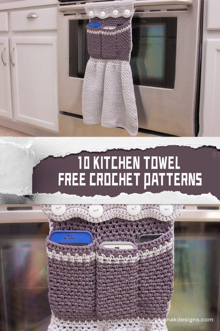 10 Crochet Kitchen Towel FREE Patterns - iGOODideas.com