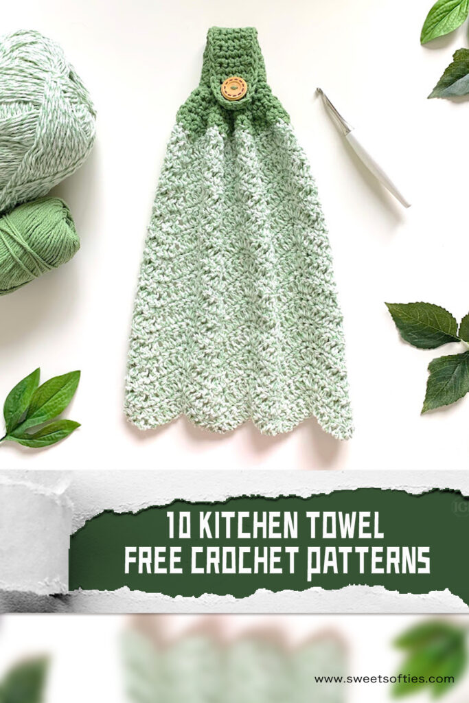 10 Crochet Kitchen Towel FREE Patterns - iGOODideas.com
