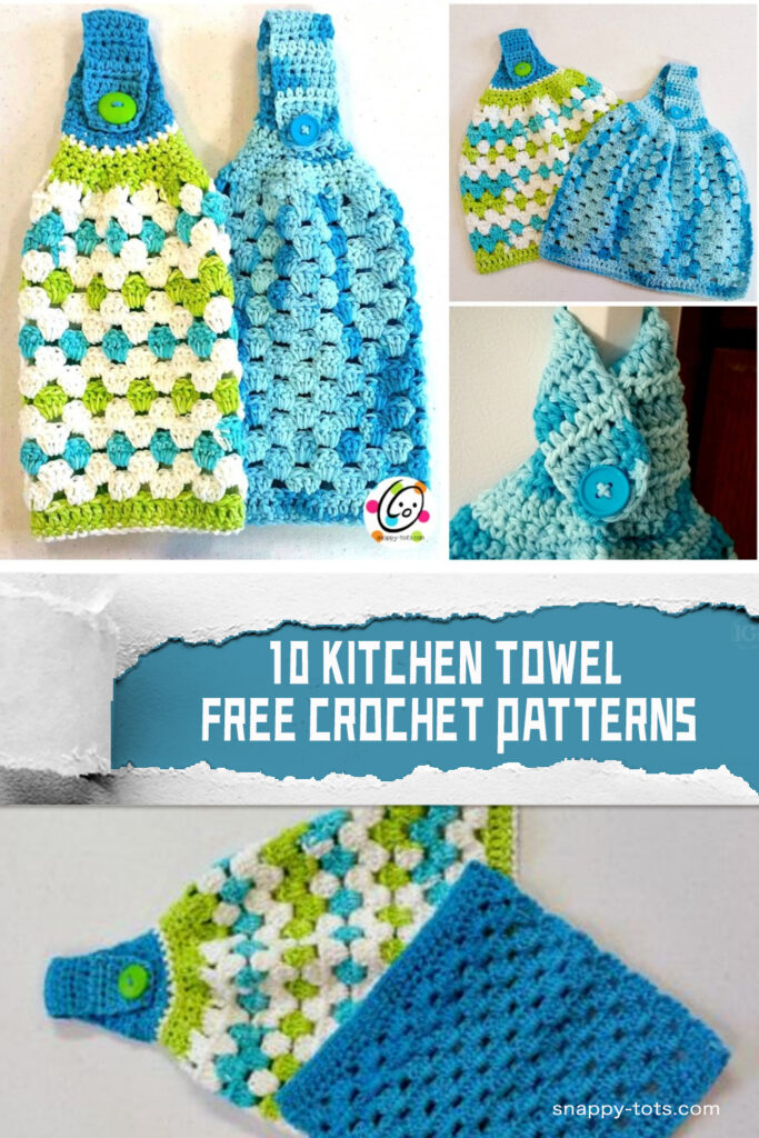 10 Crochet Kitchen Towel FREE Patterns - iGOODideas.com