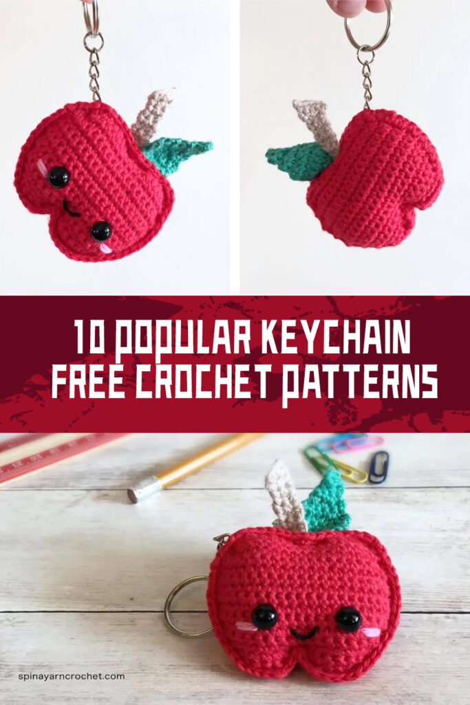 10 FREE Popular Keychain Crochet Patterns - iGOODideas.com
