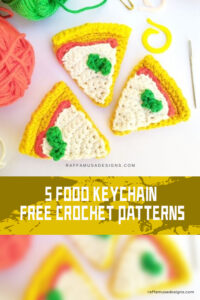 5 FREE Food Crochet Keychain Patterns - iGOODideas.com