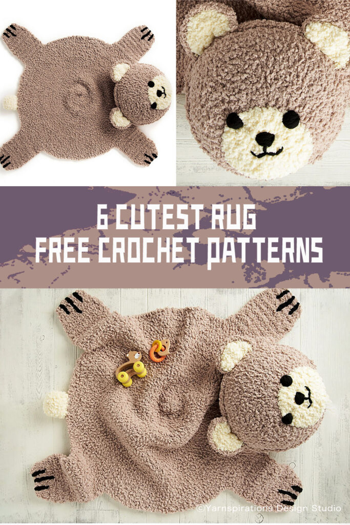6 FREE Cutest Crochet Rug Patterns - iGOODideas.com