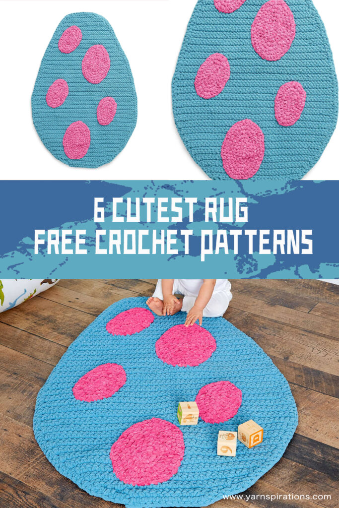 6 FREE Cutest Crochet Rug Patterns - iGOODideas.com