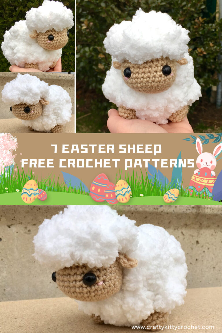 7 Crochet Easter Sheep FREE Patterns - iGOODideas.com