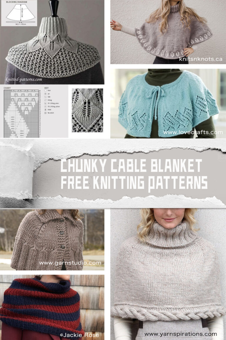 7 FREE Elegant Knitting Capelet Patterns - iGOODideas.com
