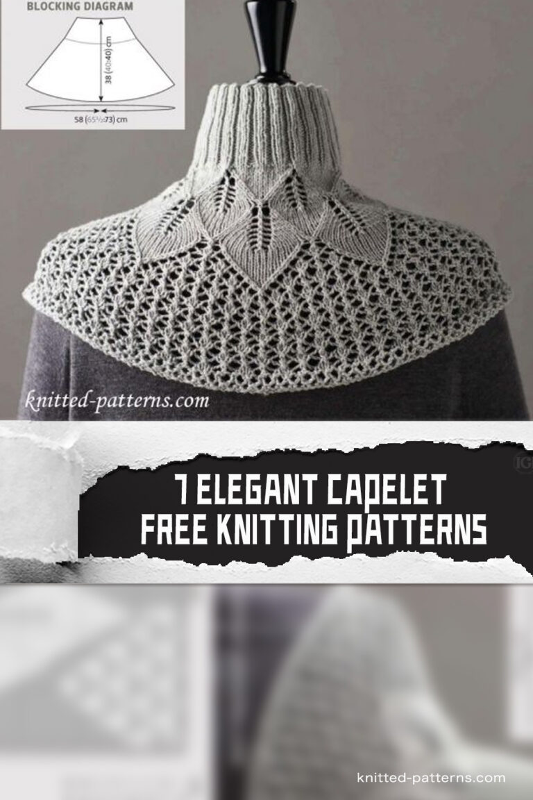 7 FREE Elegant Knitting Capelet Patterns - iGOODideas.com