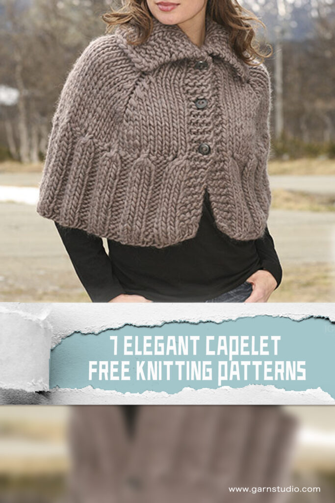 7 FREE Elegant Knitting Capelet Patterns - iGOODideas.com
