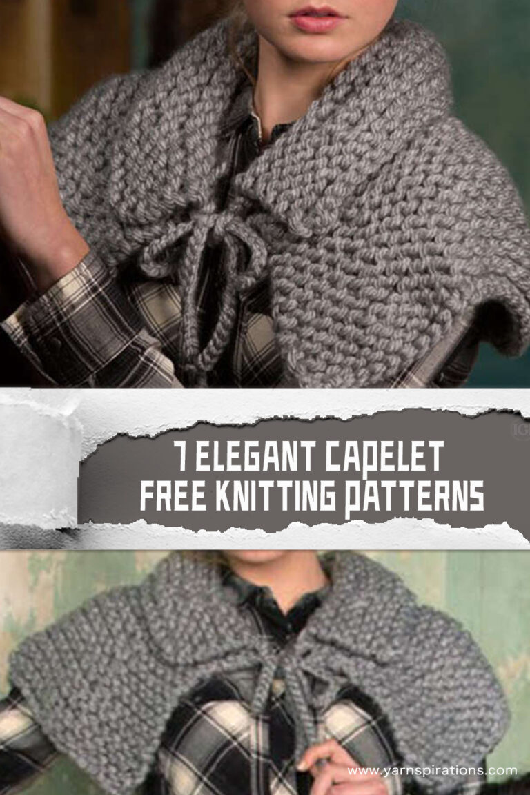 7 FREE Elegant Knitting Capelet Patterns - iGOODideas.com