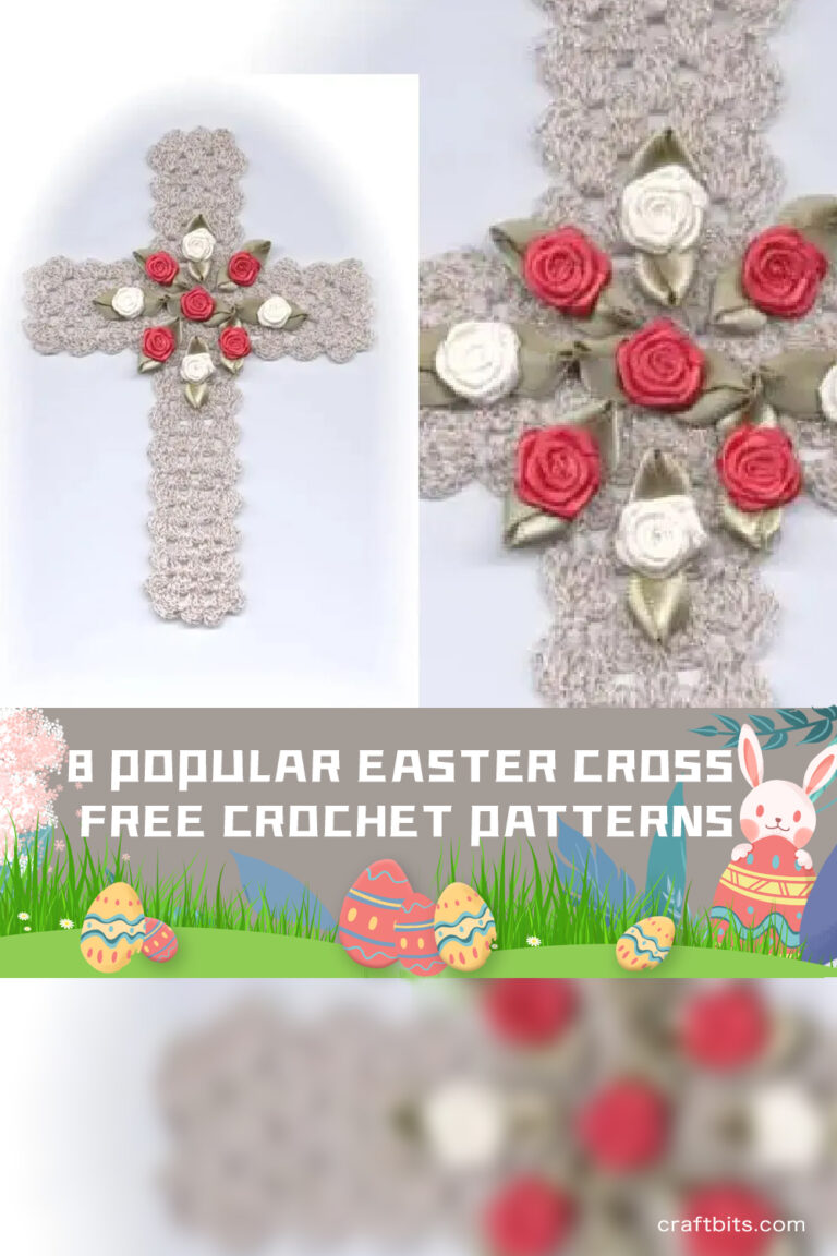 8 FREE Popular Crochet Easter Cross Patterns - iGOODideas.com