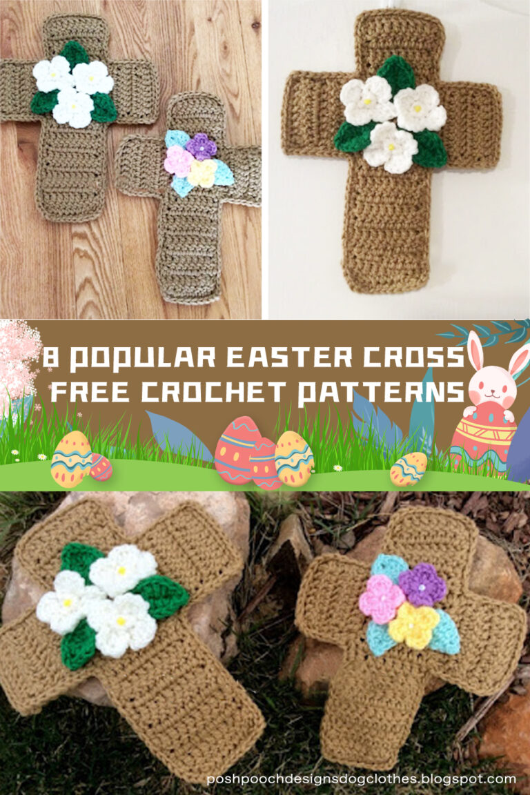 8 FREE Popular Crochet Easter Cross Patterns - iGOODideas.com