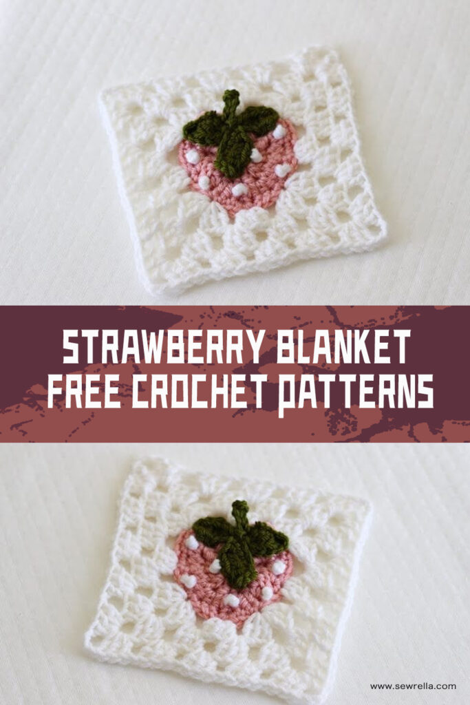 FREE Crochet Strawberry Blanket Patterns - iGOODideas.com