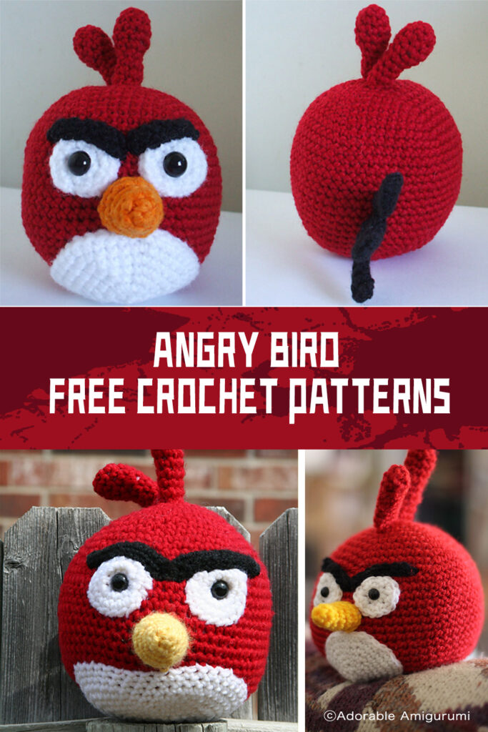FREE Angry Bird Crochet Patterns - iGOODideas.com