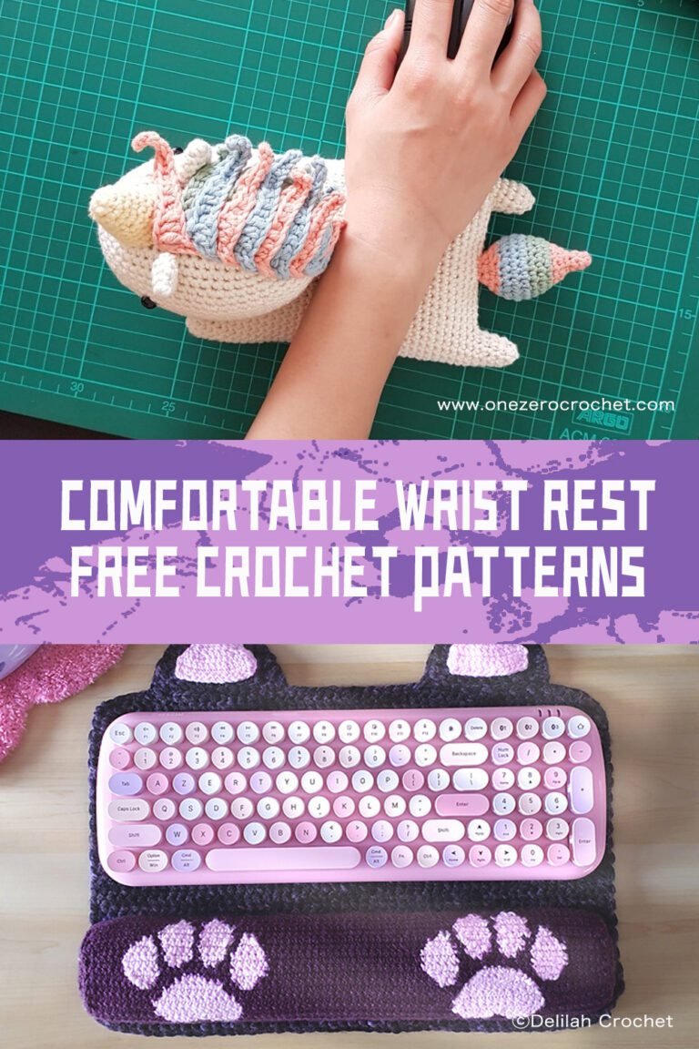 FREE Comfortable Crochet Wrist Rest Patterns - iGOODideas.com