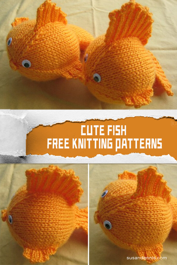 FREE Cute Fish Knitting Patterns - iGOODideas.com