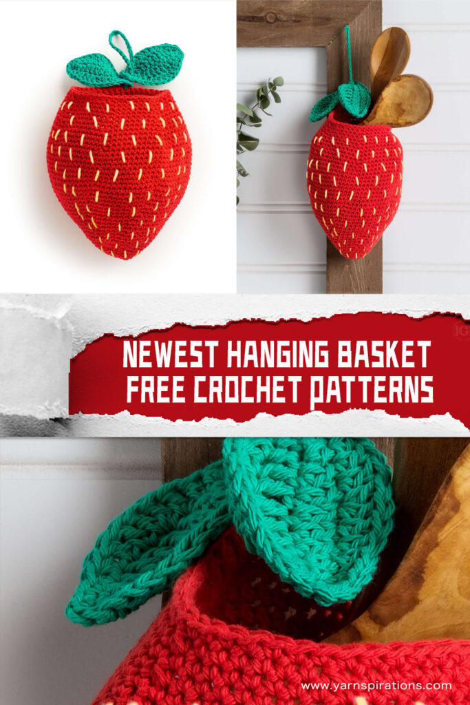 Newest FREE Crochet Hanging Basket Patterns - iGOODideas.com