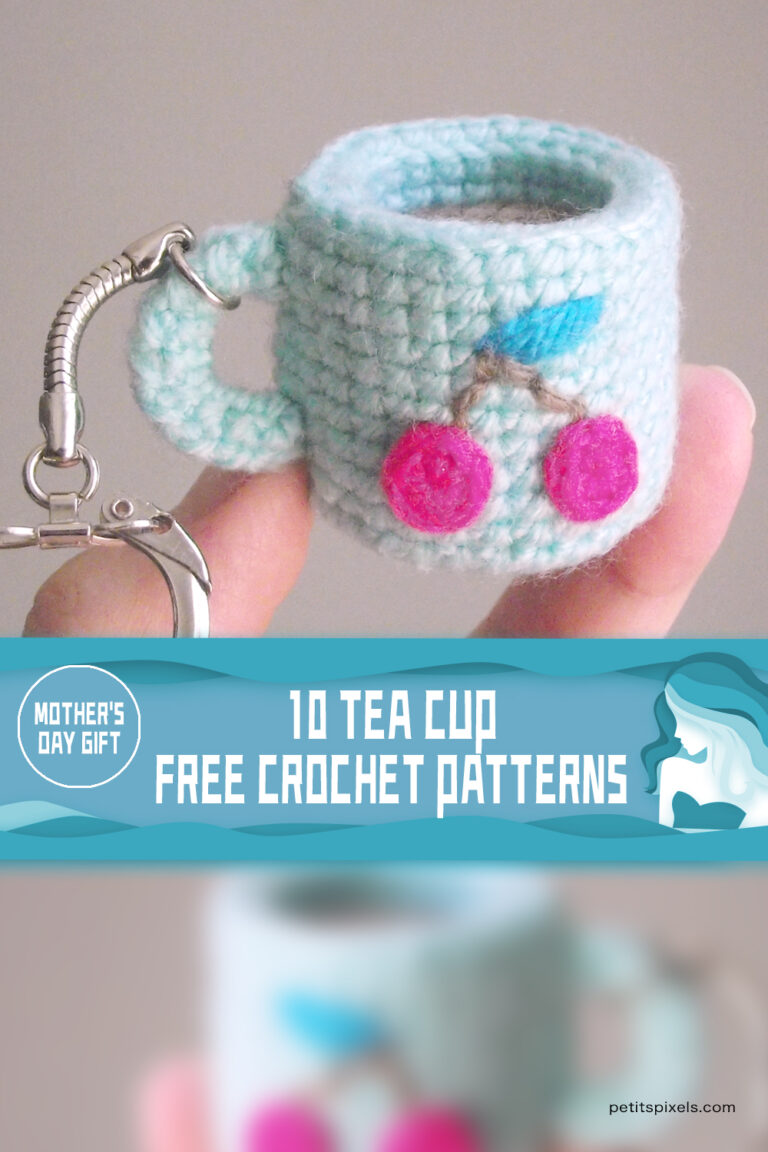 Tea Cup Free Crochet - 10 Patterns- iGOODideas.com
