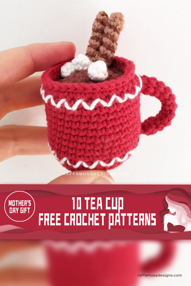 Tea Cup Free Crochet - 10 Patterns- iGOODideas.com