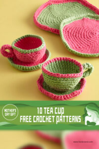 Tea Cup Free Crochet - 10 Patterns- iGOODideas.com